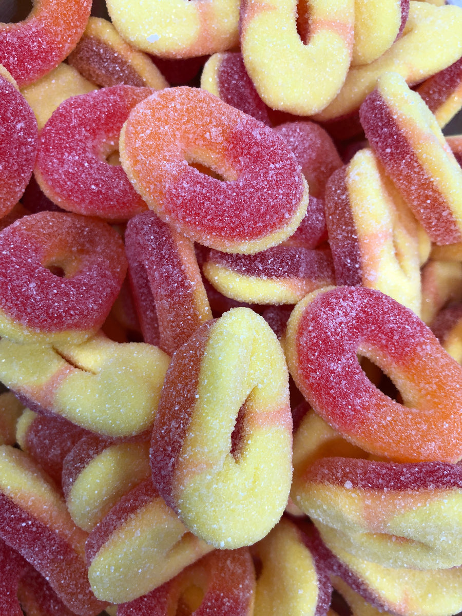 Sour Peach Rings – Lollyology